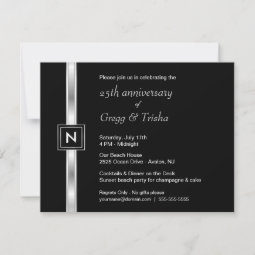 25th Anniversary Party - Photo Invitations | Zazzle