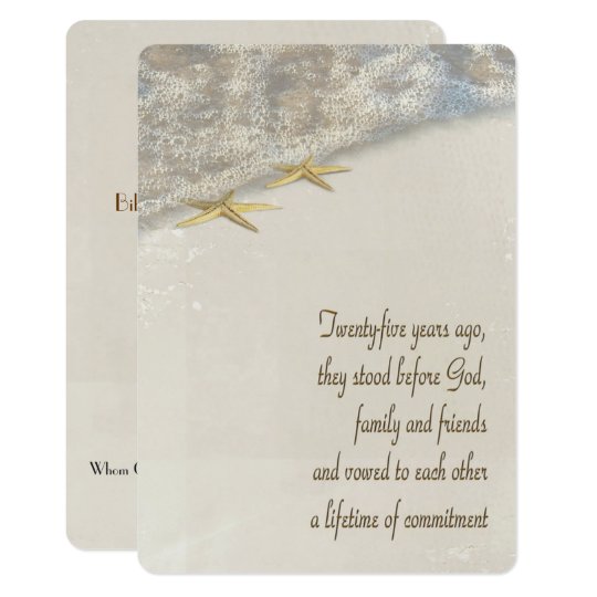 25th Anniversary Vow Renewal Wedding Program | Zazzle.com