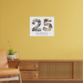 25th Birthday Anniversary Number 25 Photo Collage Poster | Zazzle