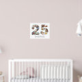 25th Birthday Anniversary Number 25 Photo Collage Poster | Zazzle
