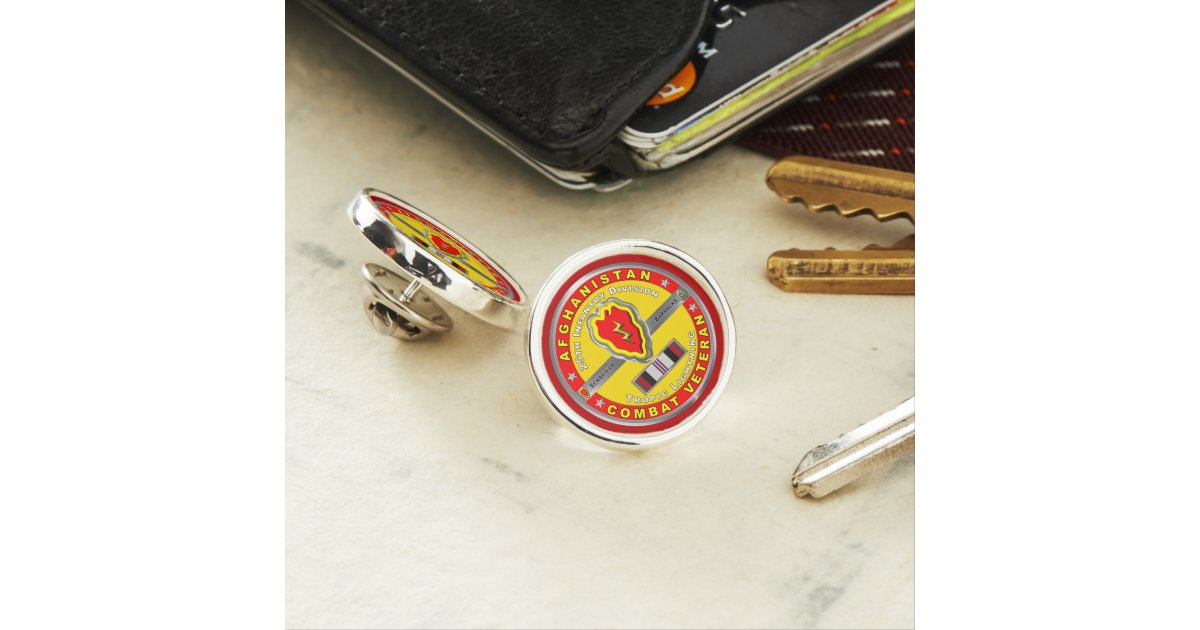25th Infantry Division Lapel Pin | Zazzle