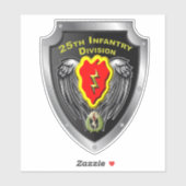 25th Infantry Division “Tropic Lightning” Sticker | Zazzle