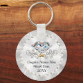25th Wedding Anniversary Favors Souvenirs, Custom Keychain | Zazzle