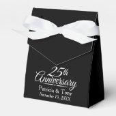 25th Wedding Anniversary Personalized Favor Boxes | Zazzle