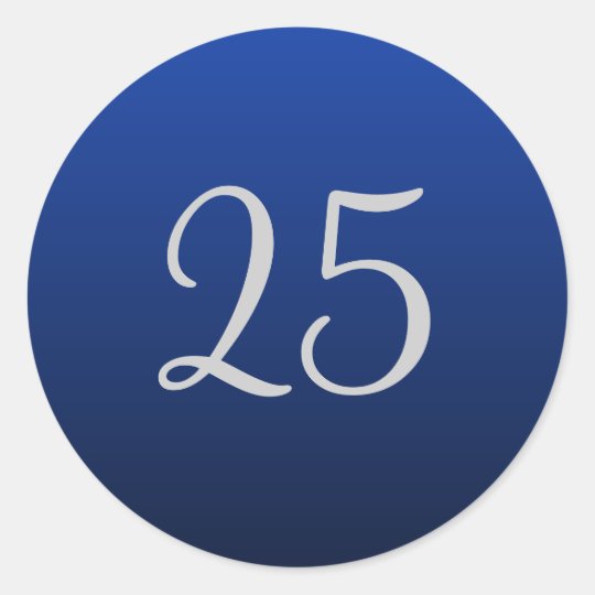 25th Wedding Anniversary Stickers | Zazzle.com