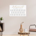 26 Tables Find Your Seat Seating Chart Plan | Zazzle