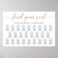 26 Tables Find Your Seat Seating Chart Plan | Zazzle