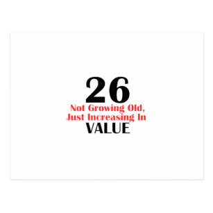 26th Birthday Cards | Zazzle
