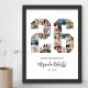 26th Birthday Number 26 Custom Photo Collage Poster | Zazzle