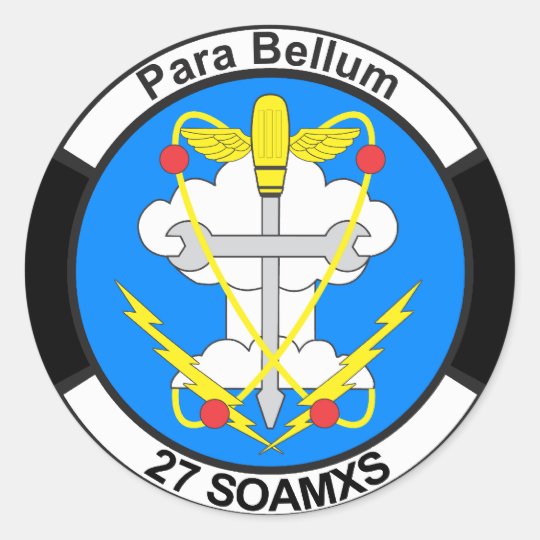 27 SOAMXS CLASSIC ROUND STICKER | Zazzle.com