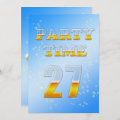 27th birthday party invitation with beer | Zazzle