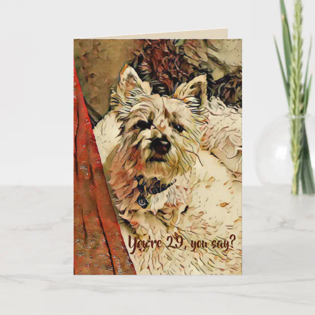 29 Again? Birthday Card. Card | Zazzle