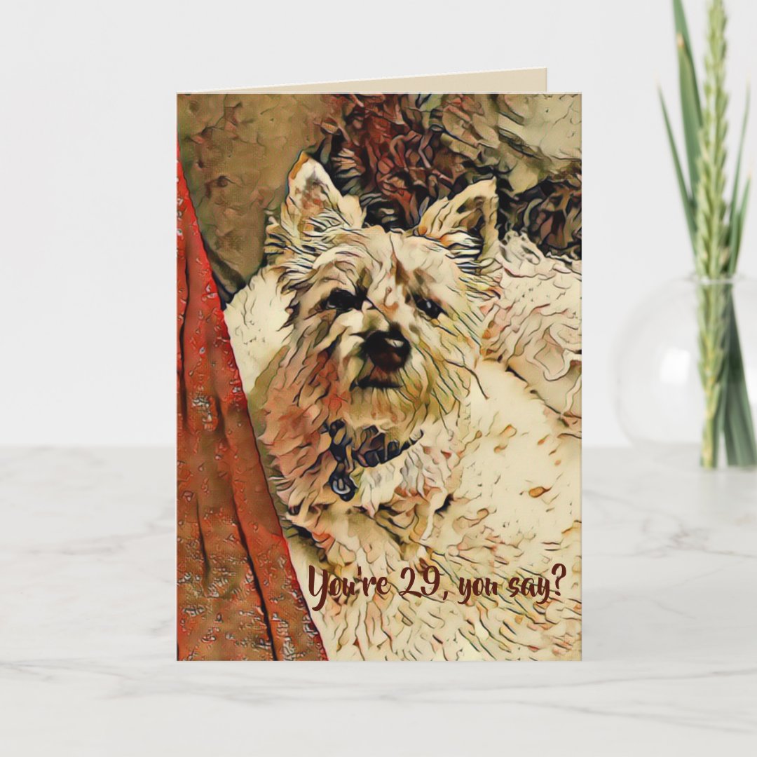 29 Again? Birthday Card. Card | Zazzle