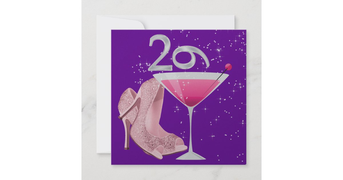 29 AGAIN Birthday Party Invitation by SRF | Zazzle