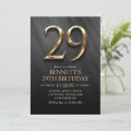 29th Birthday Invitation | Zazzle
