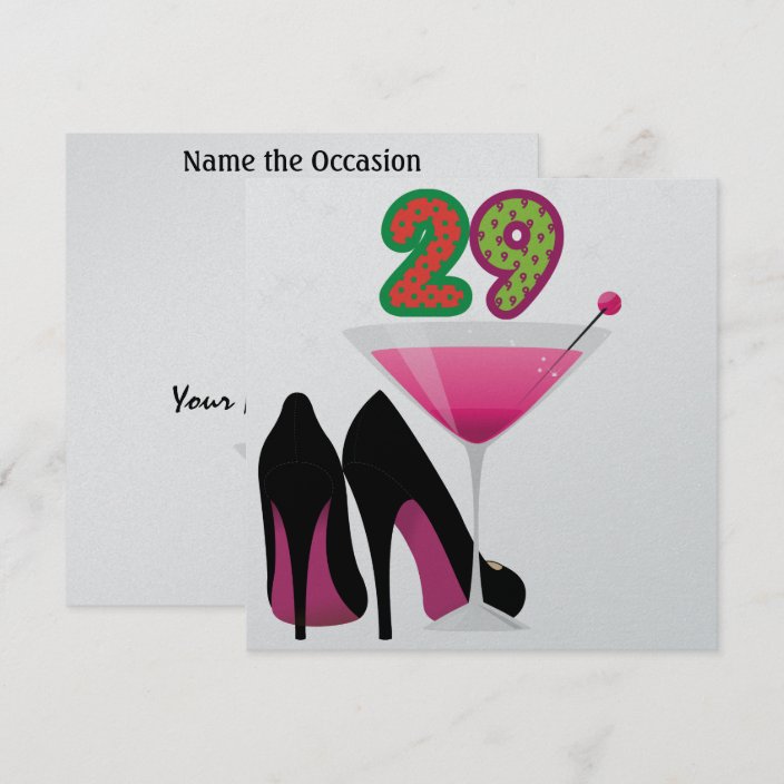29th Birthday Party Invitation by SRF | Zazzle.com