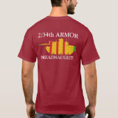 2/34th Armor Dreadnaughts Dark Shirt | Zazzle