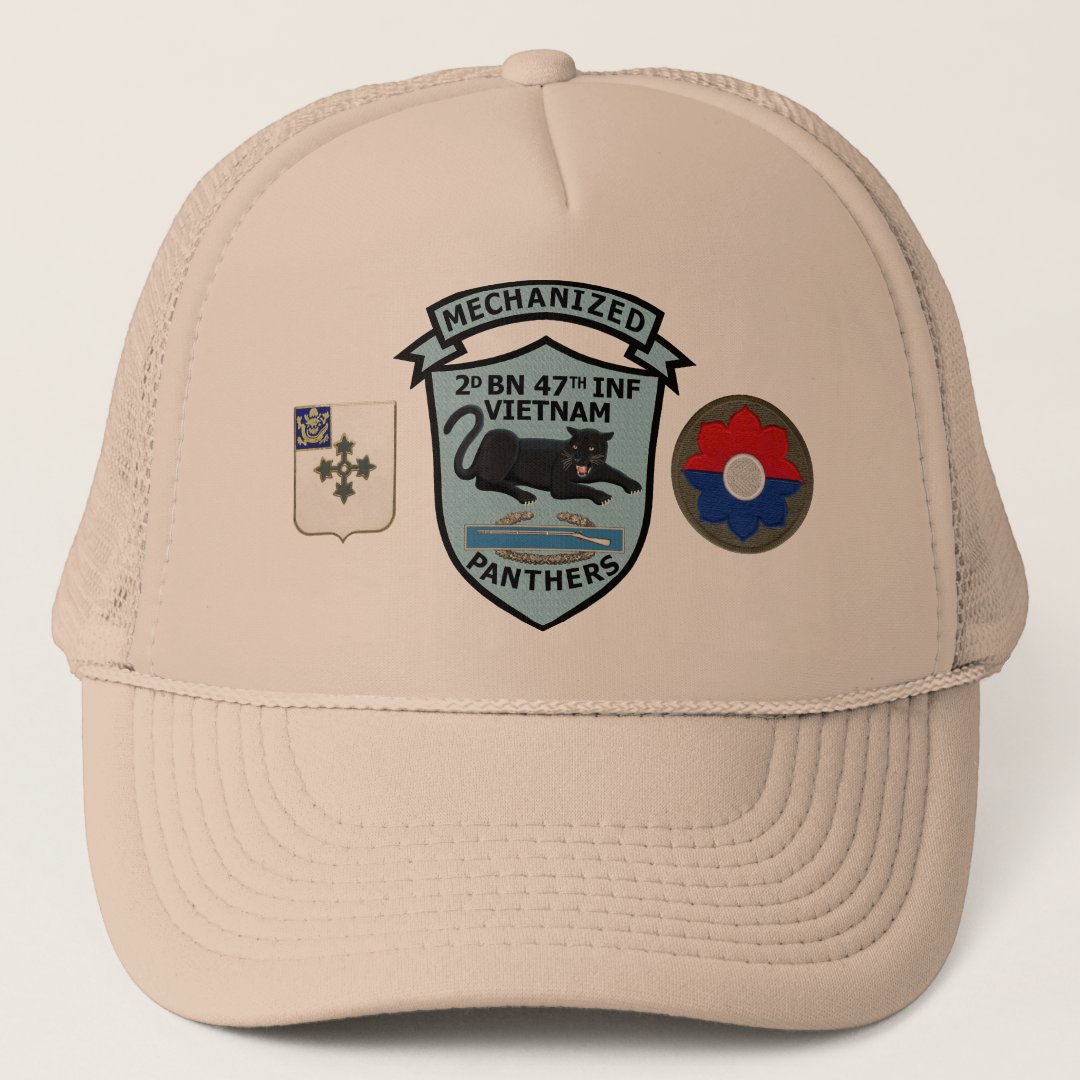 2/47th Infantry New Panthers Patch Cap | Zazzle