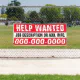 2.5' X 6' Help Wanted Banner | Zazzle
