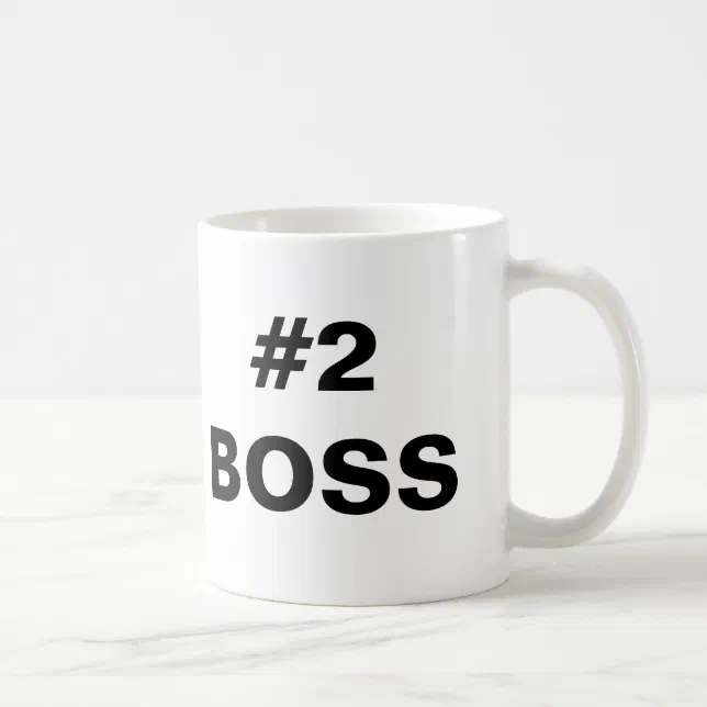#2 Boss Mug | Zazzle