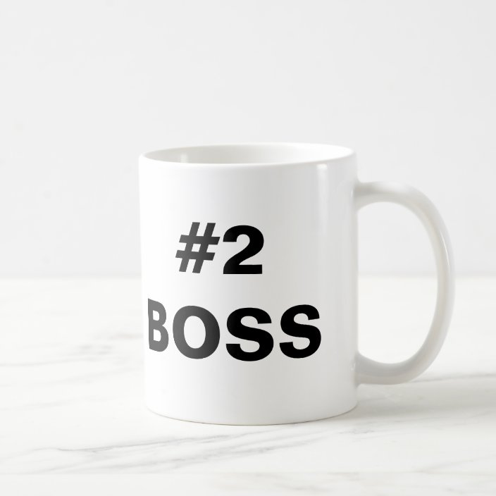 #2 Boss Mug | Zazzle.com