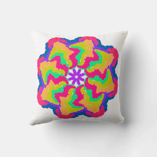 2 Different Sides - Original Design Pillow 43 | Zazzle