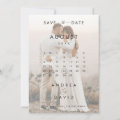 2 Faded Fading Photos Ampersand Calendar Wedding Save The Date | Zazzle