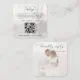 2 Faded Photos QR Code Website Online Wedding RSVP Enclosure Card | Zazzle