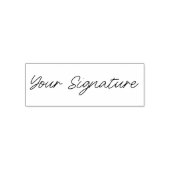 2 inch Signature Photo Image Template DIY Self-inking Stamp | Zazzle