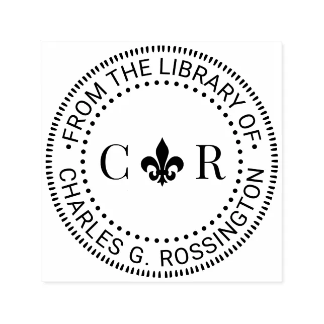 fleur de lis library