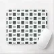 2 Logos Simple Repeating Logos | White Mouse Pad | Zazzle
