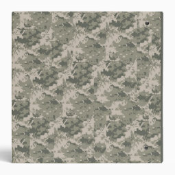 2" Love Me Promotion Binder ARMY ACU Camo Camoufl | Zazzle