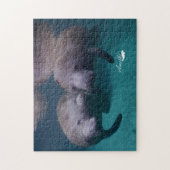 2 Manatee Friends puzzle | Zazzle