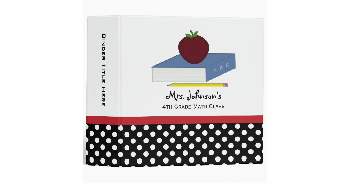 2" Personalized : Teachers Binder | Zazzle