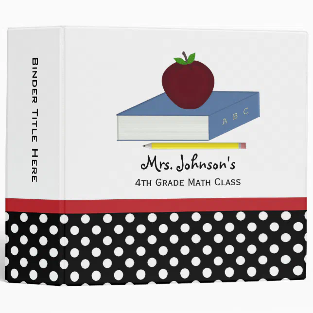 2" Personalized : Teachers Binder | Zazzle