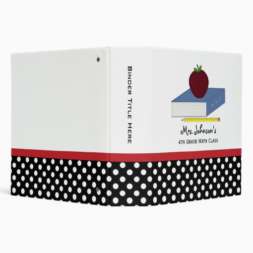 2" Personalized : Teachers Binder | Zazzle
