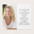 2 Photo Funeral Memorial Folder Prayer Card | Zazzle