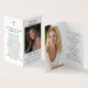 2 Photo Funeral Memorial Folder Prayer Card | Zazzle
