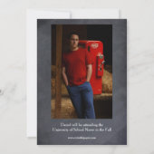 2 Photo Gray Background - Grad Announcement | Zazzle