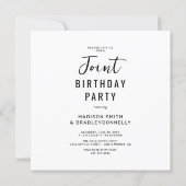 2 Photo Joint Birthday Party Invitation | Zazzle