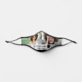 2 Photo Modern Graduation Personalized Premium Face Mask | Zazzle