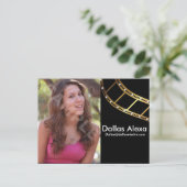 2-Sided Actor Headshot Comp Card | Zazzle