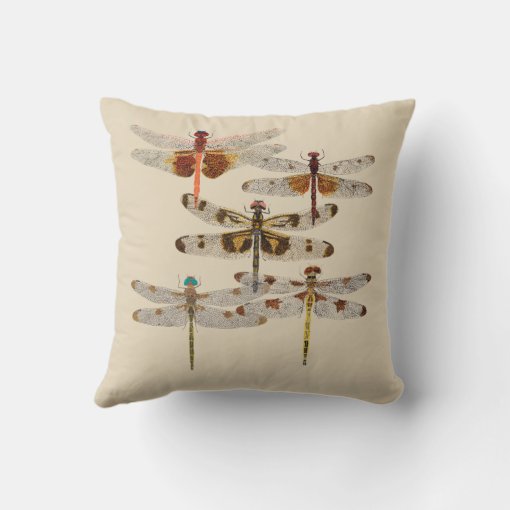 2 Sided Dragonfly Pillow | Zazzle
