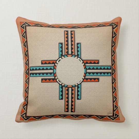 2-Sided Southwestern Design Throw Pillow | Zazzle.com