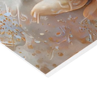 2 Silk Gold White Unique Roses Art Dream Tissue Paper | Zazzle