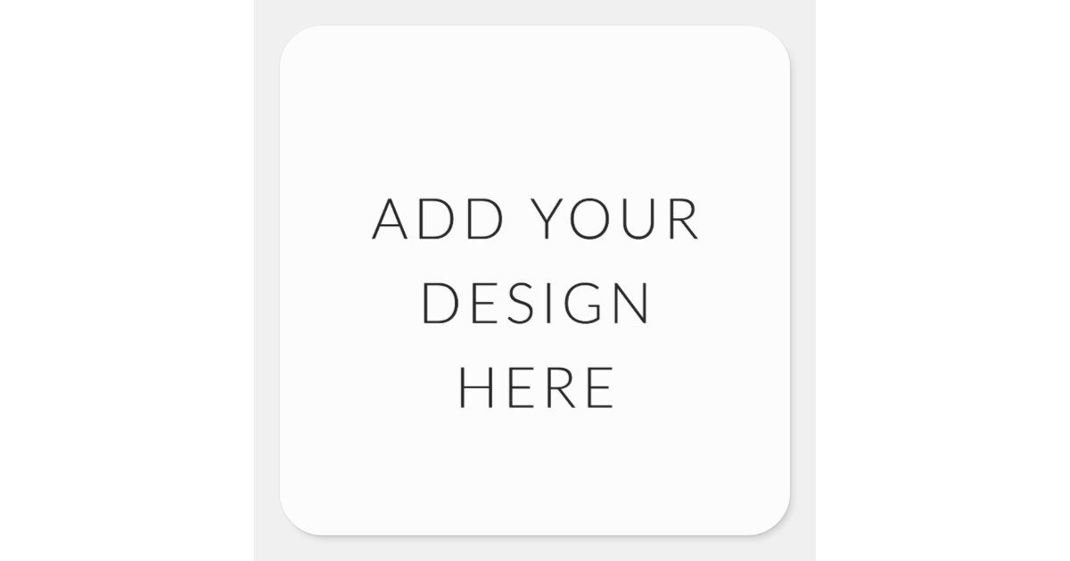 2" Square Sticker Printing | Zazzle