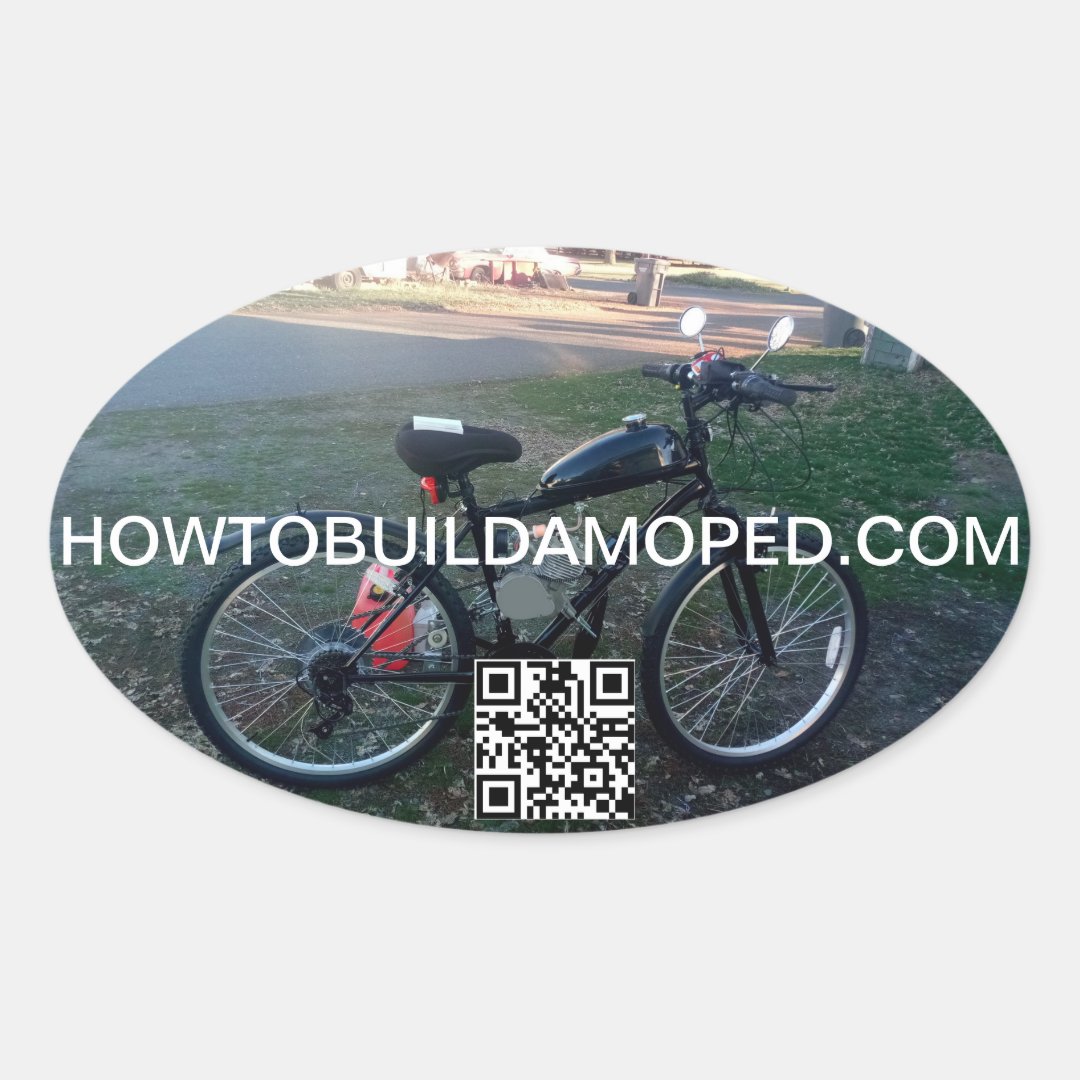 2-Stroke Clutch Cover Sticker Decal 80cc 66cc 48cc | Zazzle