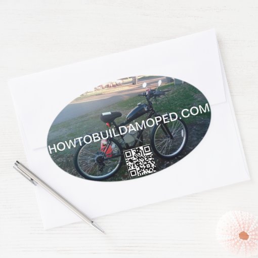 2-Stroke Clutch Cover Sticker Decal 80cc 66cc 48cc | Zazzle