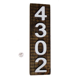 2' Vertical Home Address Sign | Zazzle