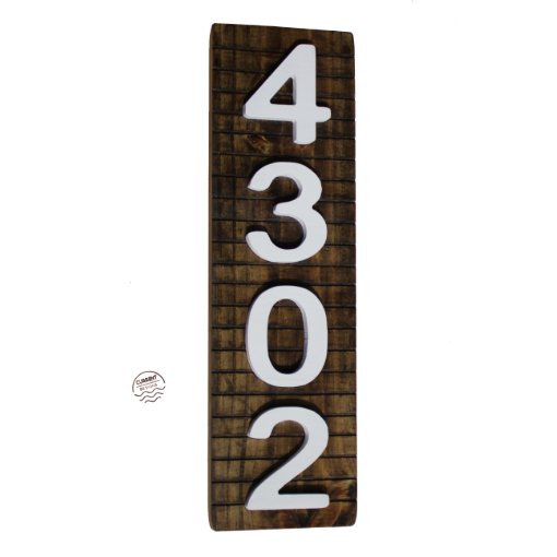 2' Vertical Home Address Sign | Zazzle